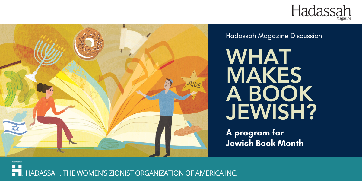 What Makes a Book Jewish? - Hadassah Magazine